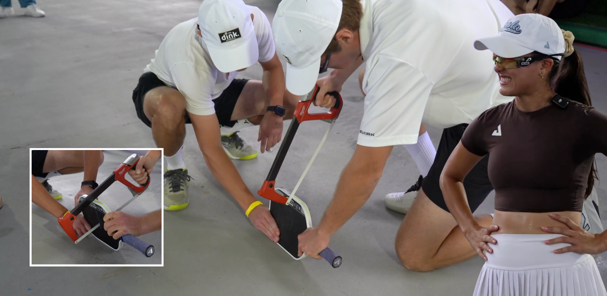 Referees Saw Paddle in Half to Check Legality Mid-Match – Crown Pickleball